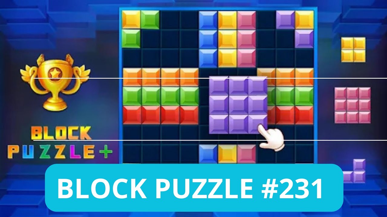 ASMR Tetris Block Puzzle Game #231 - YouTube