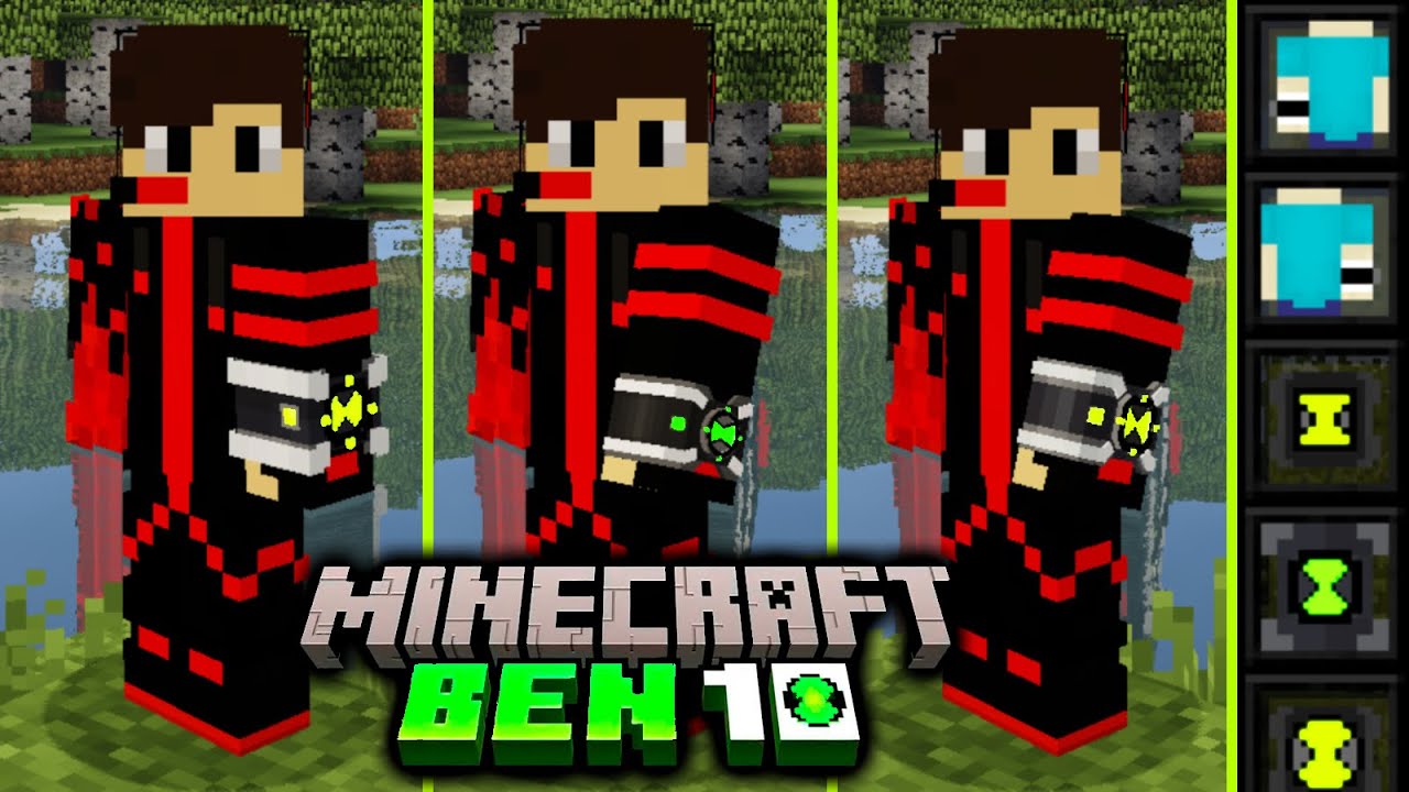 NOVOS MODELOS DO OMNITRIX PROTÓTIPO NO MOD/ADDON DE BEN 10 NO MINECRAFT ...
