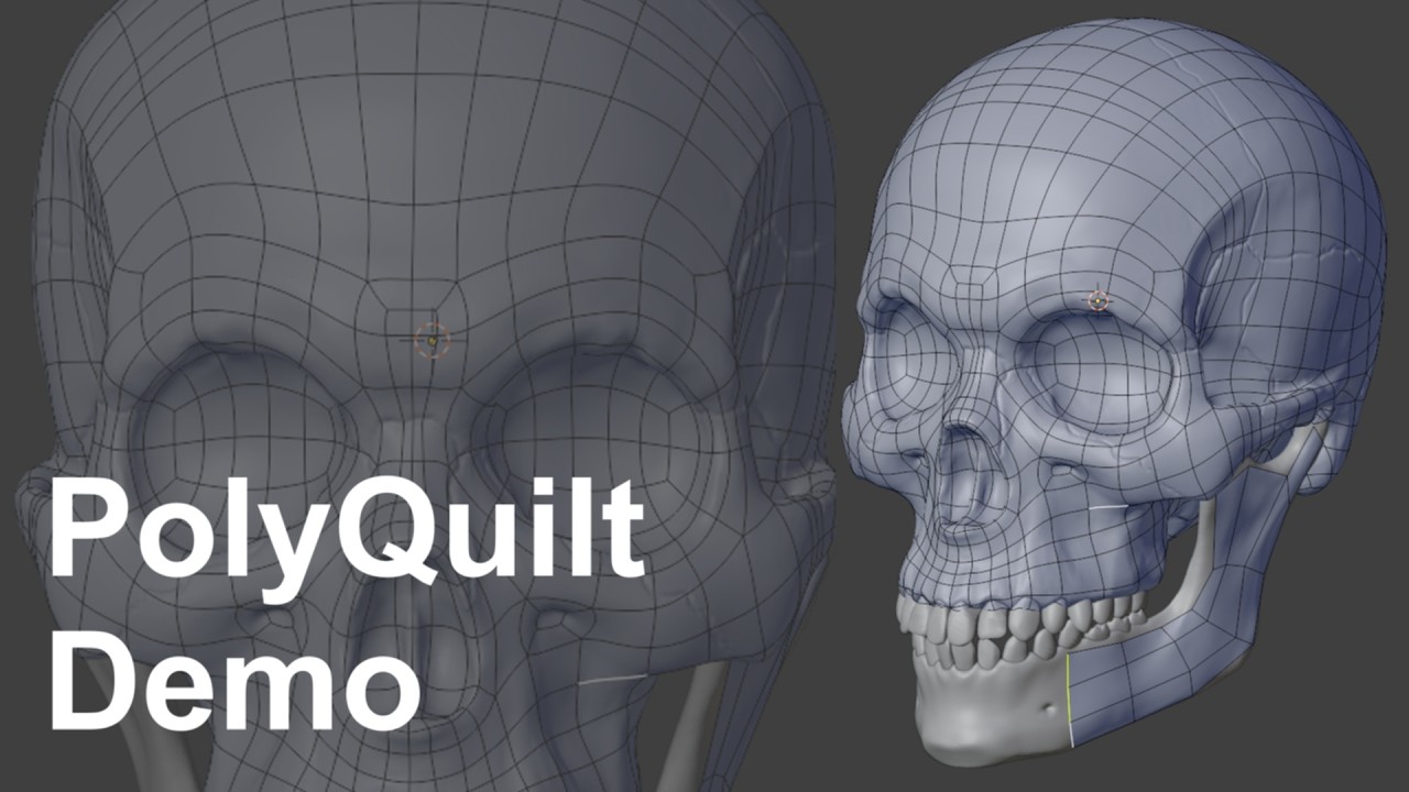 PolyQuilt Retopology Tool Tutorial | Blender 3D - YouTube