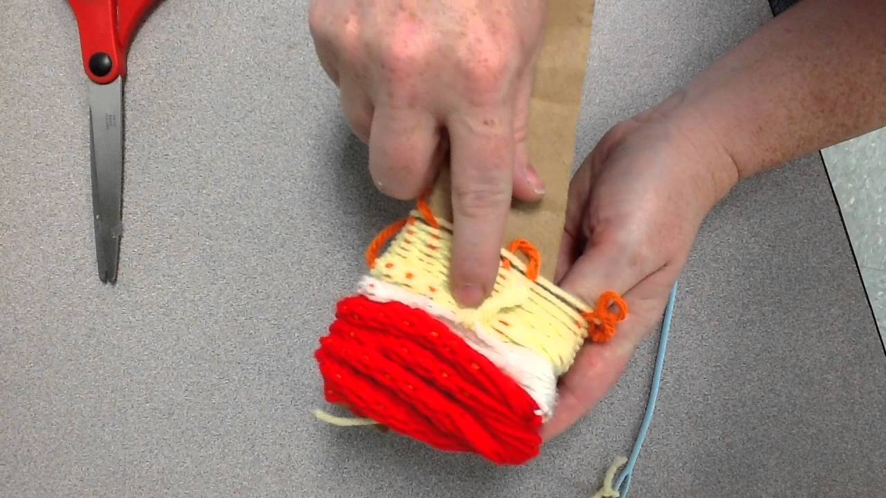 Weaving a Bag pt 5 - YouTube