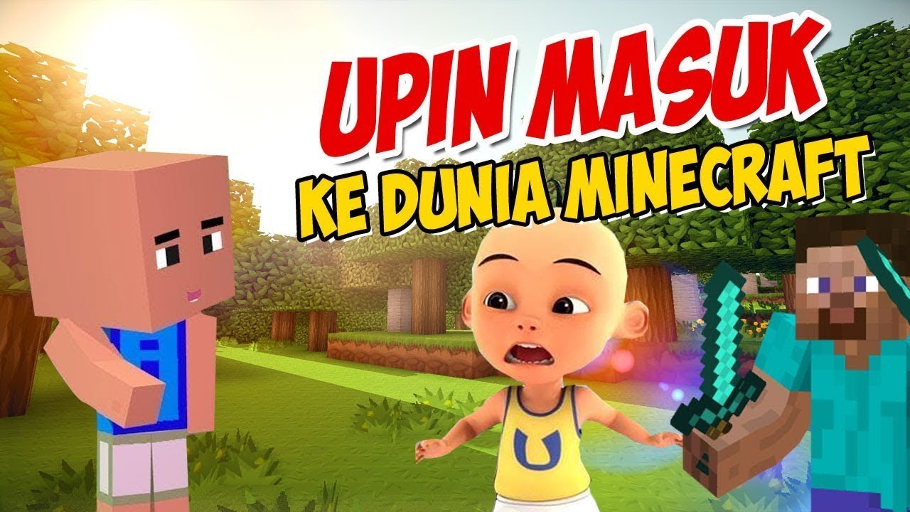Upin ipin masuk ke Dunia Minecraft , Ipin senang ! GTA Lucu - YouTube