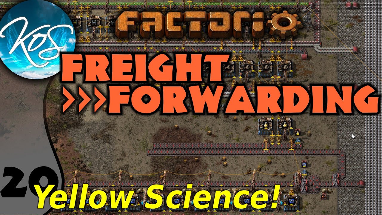 Factorio Freight Forwarding Mod 20 - YELLOW SCIENCE - Ships, trains ...