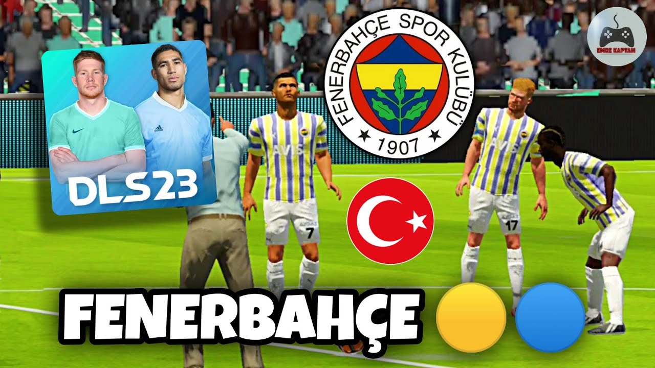 DLS 23 FENERBAHÇE YAMASI 🟡🔵 | DREAM LEAGUE SOCCER 2023 FB FORMA VE LOGO ...