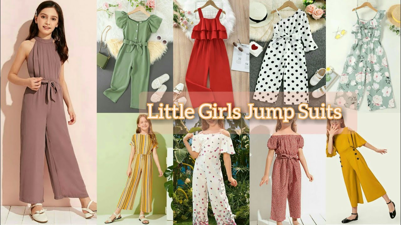 Top latest Jump Suits Design | Little Girls Jump Suit designs | Casual ...