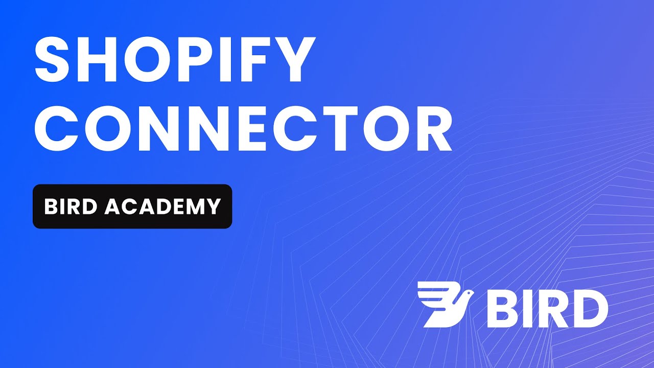 The Shopify connector - YouTube