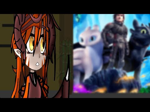 Wings of Fire react to Hiccup and Toothless vs Grimmel