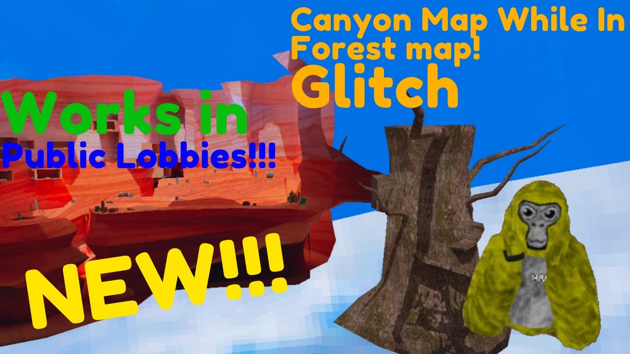 In Canyon Map While Playing Forest Map GLITCH | Gorilla Tag - YouTube