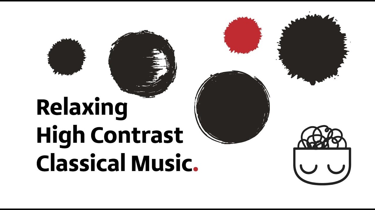 Baby Sensory - High contrast fun visual tracking Mozart classical music ...