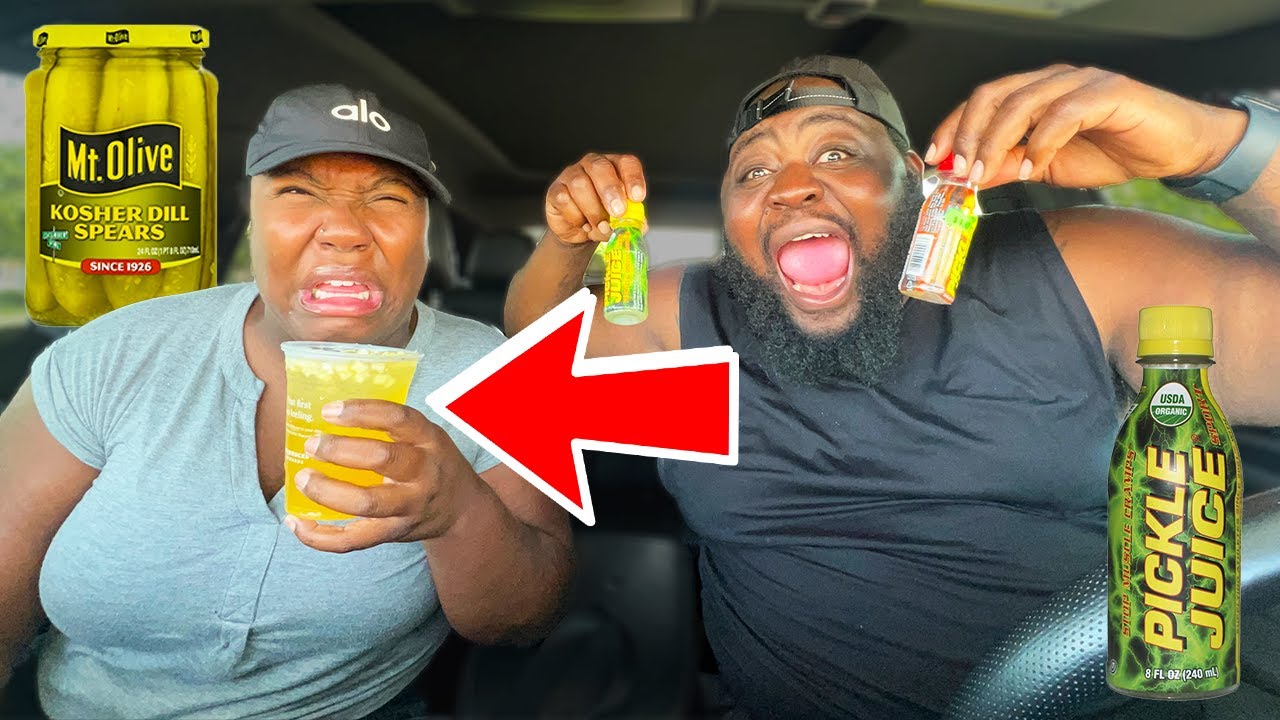 I PUT PICKLE JUICE IN MY WIFE'S STARBUCKS REFRESHER *HILARIOUS PRANK ...