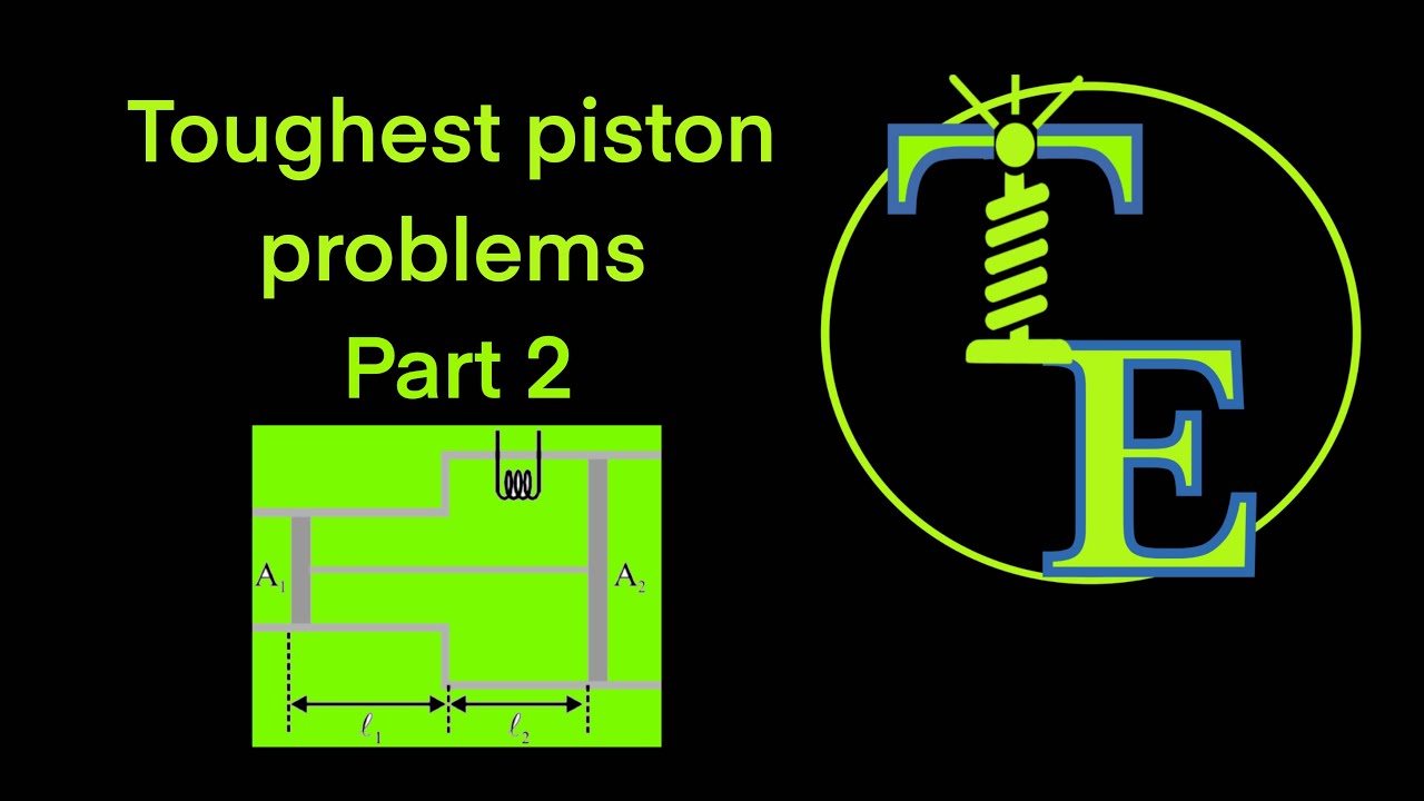 Toughest piston problems | Part 2 | JEE advance | Olympiad | Thermodynamics - YouTube