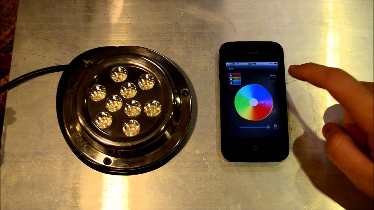 FLO LED - WiFi Controlled Underwater LED Teaser - YouTube