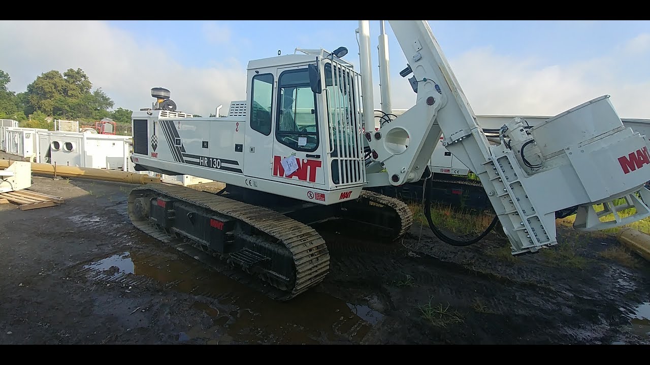 MAIT HR130 DRILL RIG -- 85,000 LB -- THE FIRST STATE - YouTube
