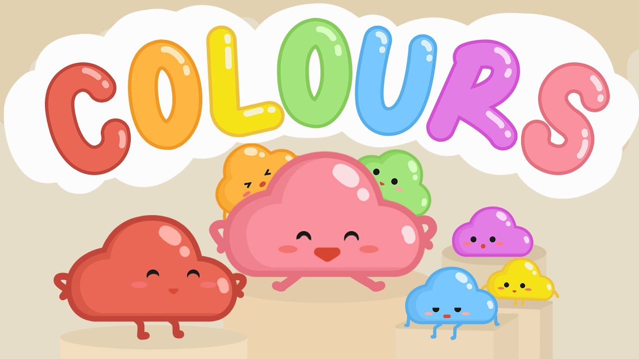 Baby learning colors and rhythm with clouds - YouTube