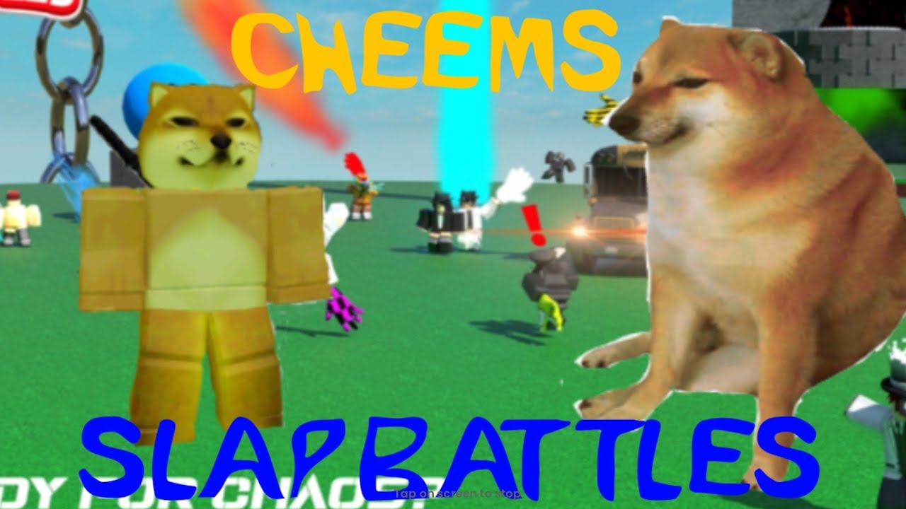 Cheems the dog plays slap battles! - YouTube