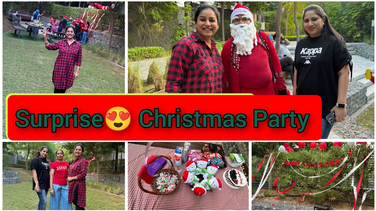 Surprise Christmas party we did a potluck party on Christmas ...