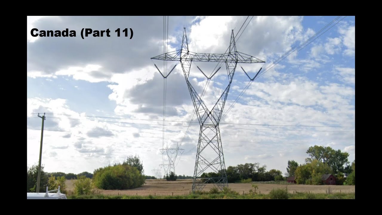 Power Lines in Canada (Part 11), Alberta, CA - YouTube