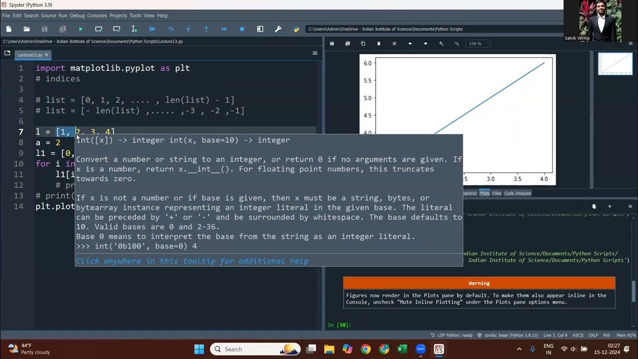 Lecture 13: Accessing list elements - YouTube
