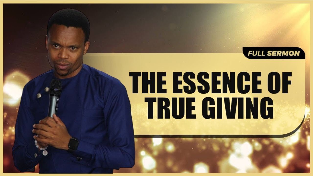 THE ESSENCE OF TRUE GIVING | APOSTLE PATRICK MATHIBELA - YouTube