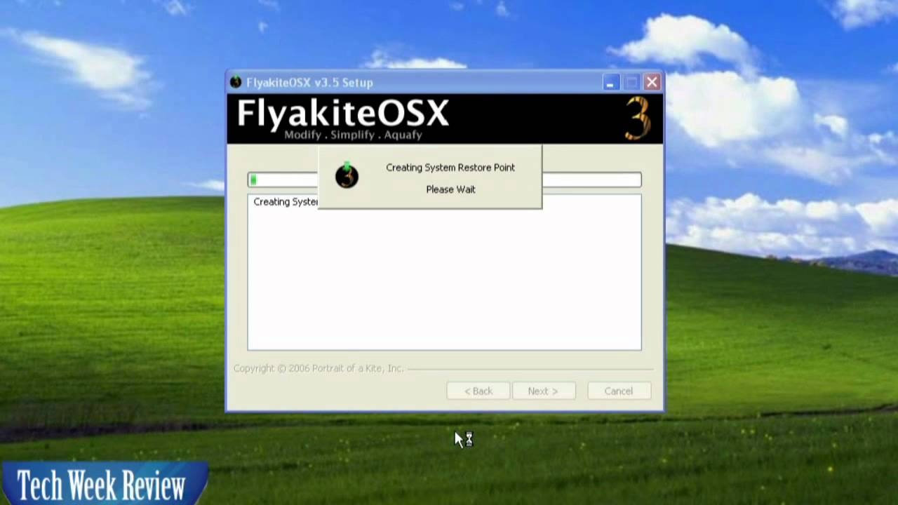 Make Windows XP look like Mac OS X ( PART 1 OF 2 ) - YouTube
