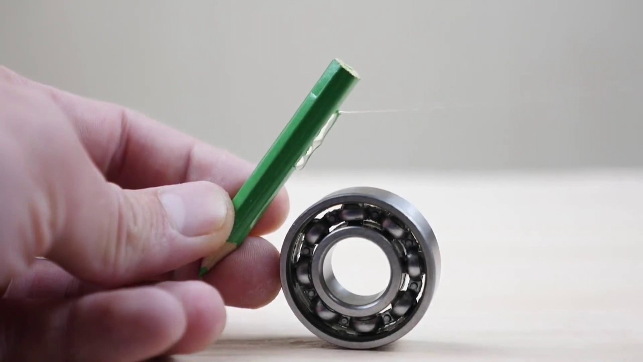 Fidget spinner out of pencil - YouTube