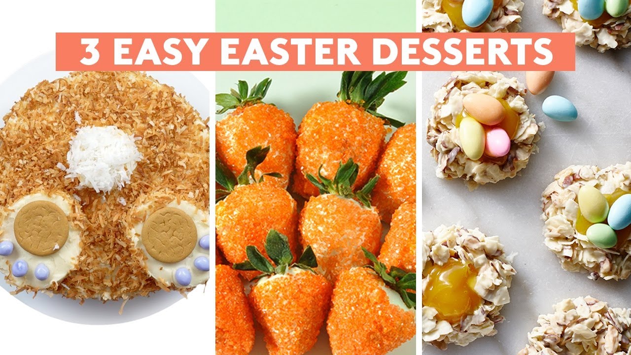 3 Easy Easter Desserts | Recipe Compilation | Real Simple - Love To Eat ...
