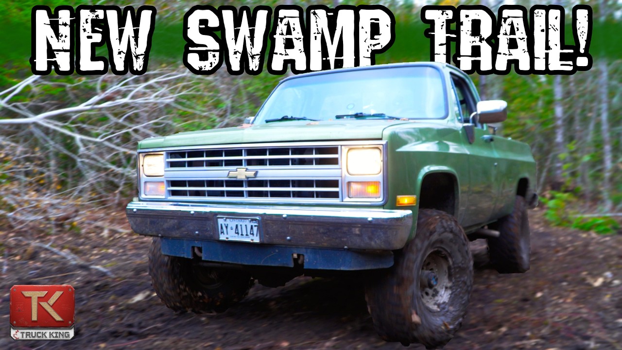 We Cut a NEW Brutal Off-Road Trail! First Run in my 1985 Chevy K10 AKA ...