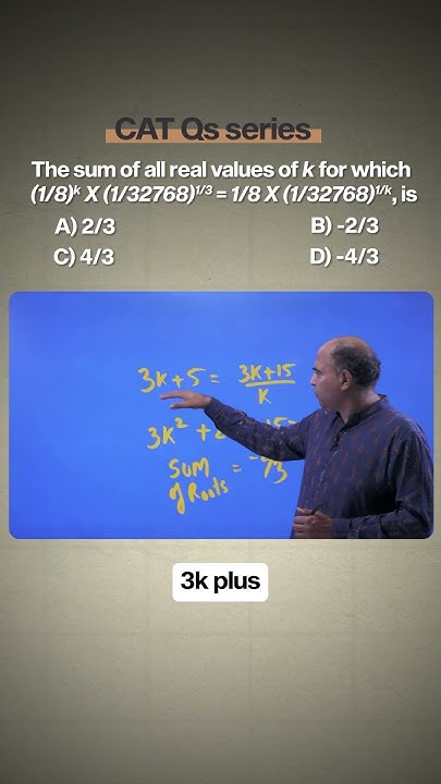 Day 23 of Solving Previous Year CAT Questions under 60 seconds EVERYDAY for 60 days by Arun ...