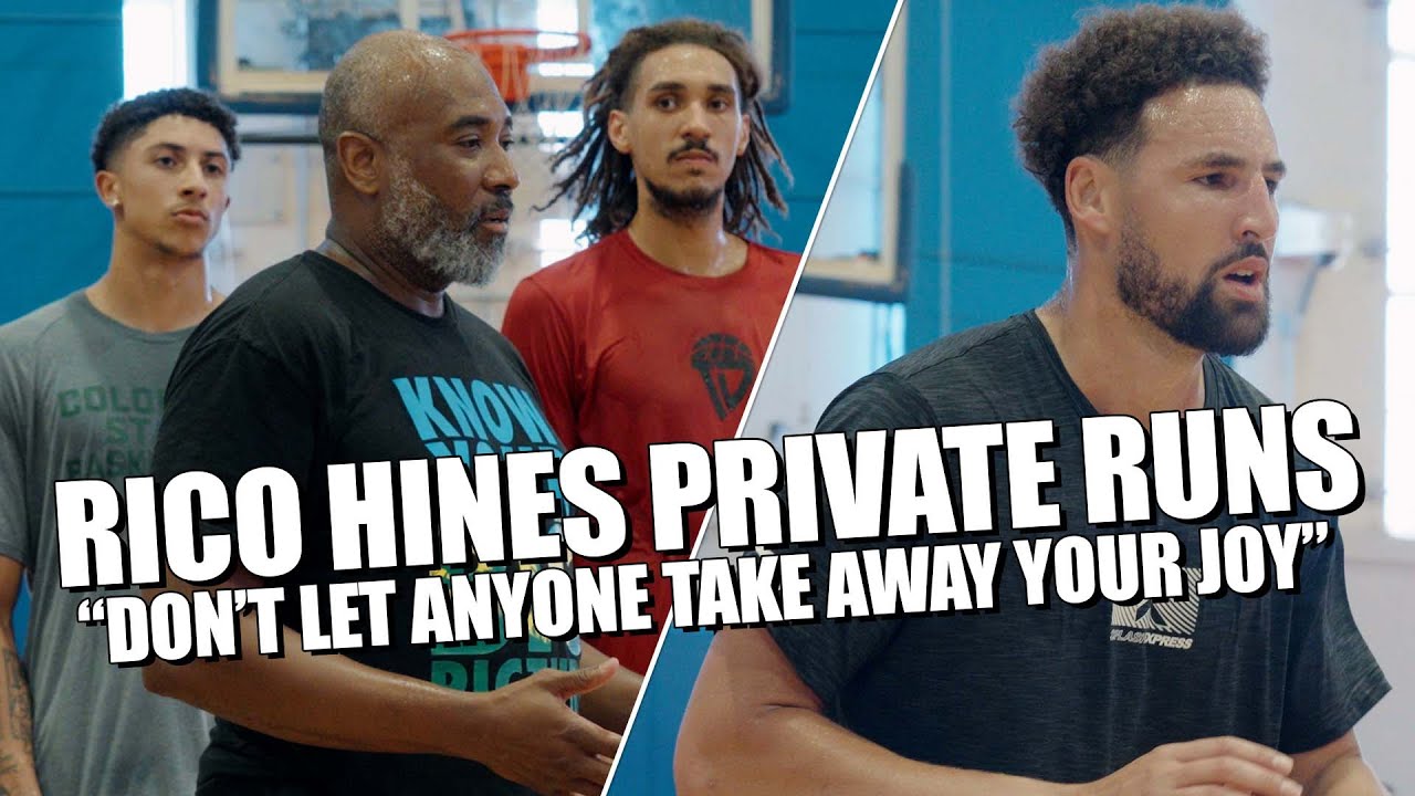 Rico Hines Private Runs featuring Klay Thompson, Kevin Porter Jr ...