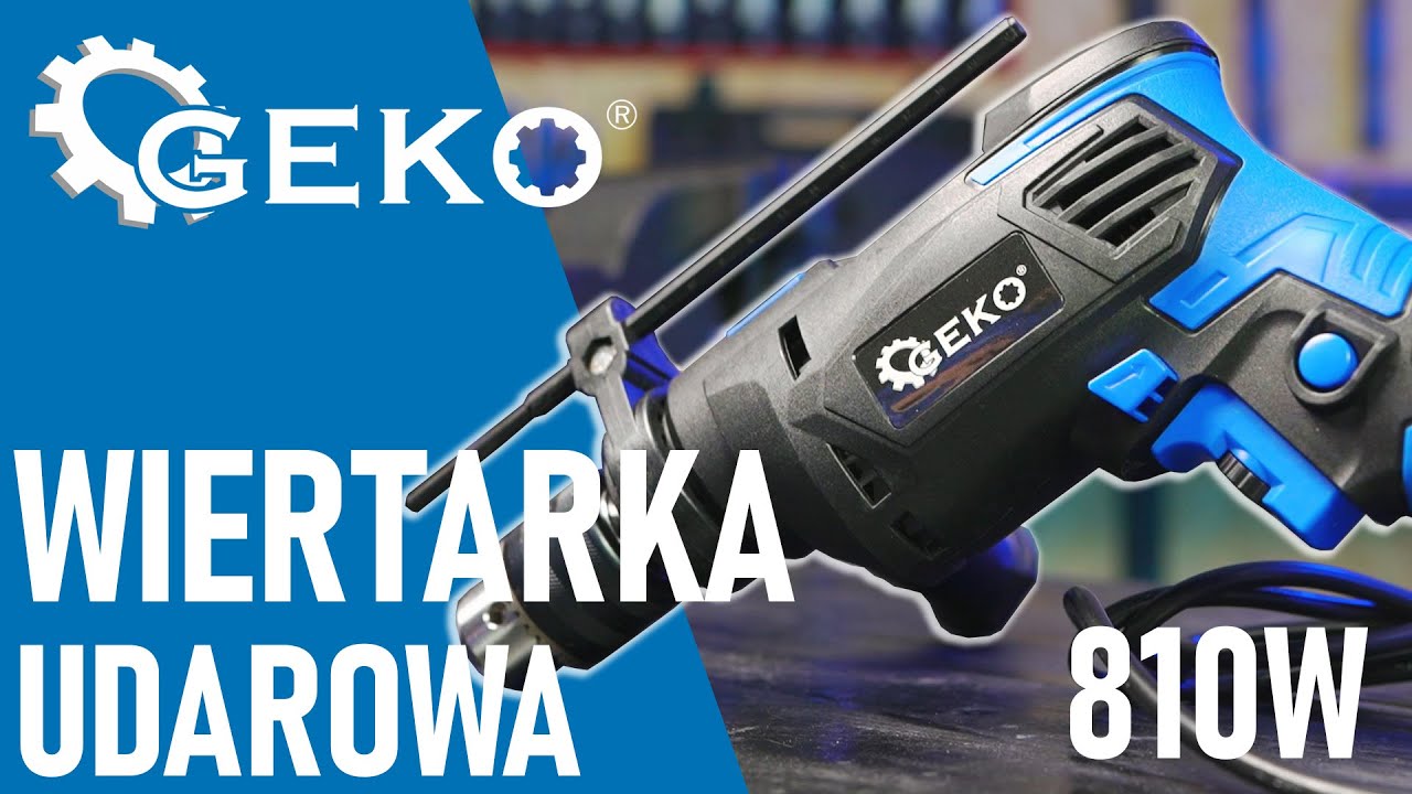 Wiertarka udarowa 13mm 810W GEKO X-Comfort #tools #warsztat #workshop # ...