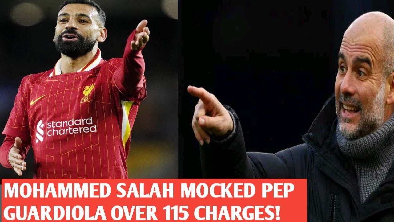 🔴Salah Stirs the Pot: Liverpool Star Mocks Pep Guardiola Over ...