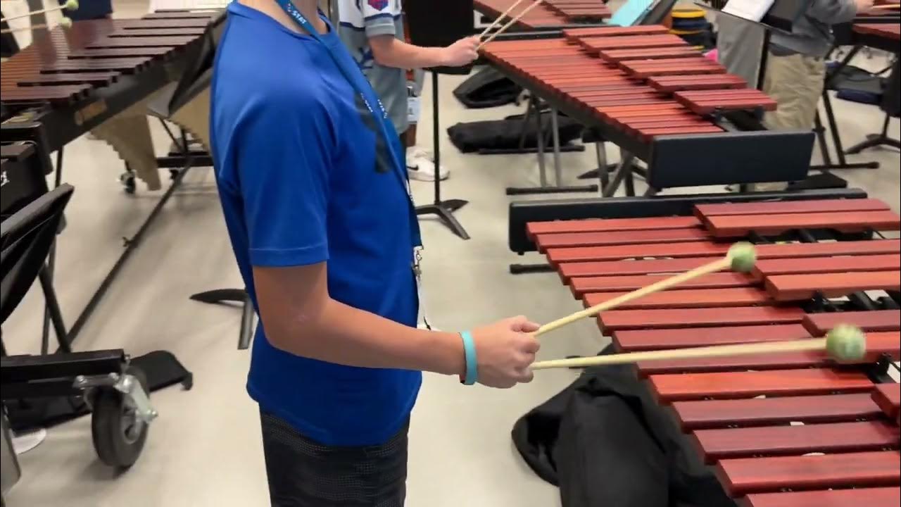 4-Mallet Technique - 2024 Kelly Lane Beginner Percussion - YouTube