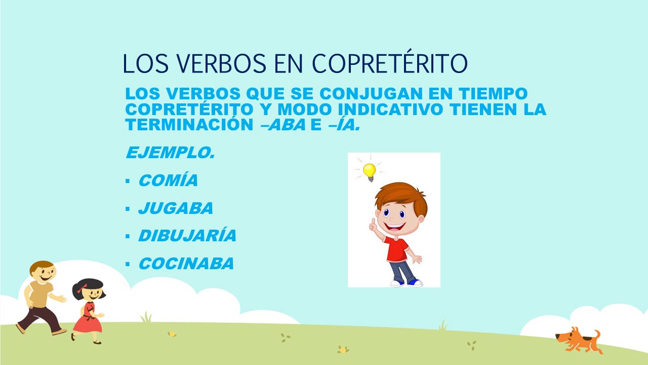 PRETÉRITO Y COPRETÉRITO - YouTube