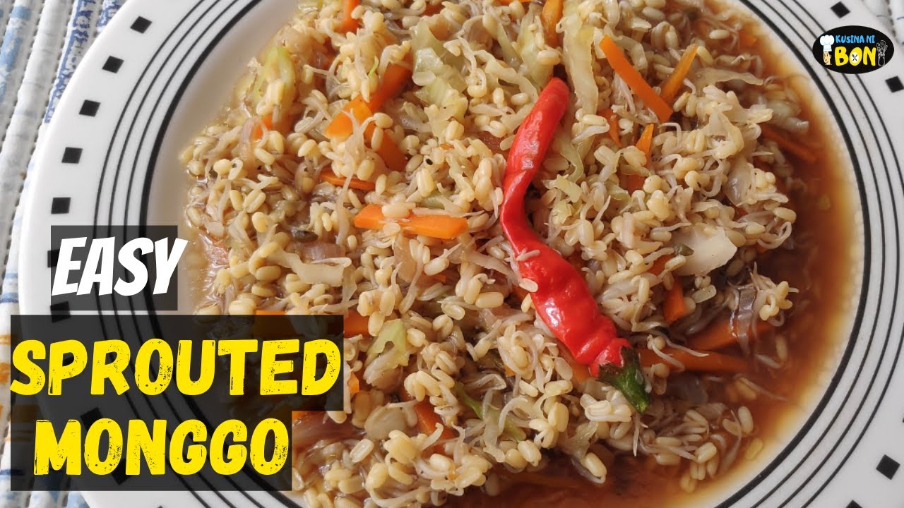 Easy Mung Bean Sprout l Ginisang Sprouted na Monggo l Ginisang Gulay ...