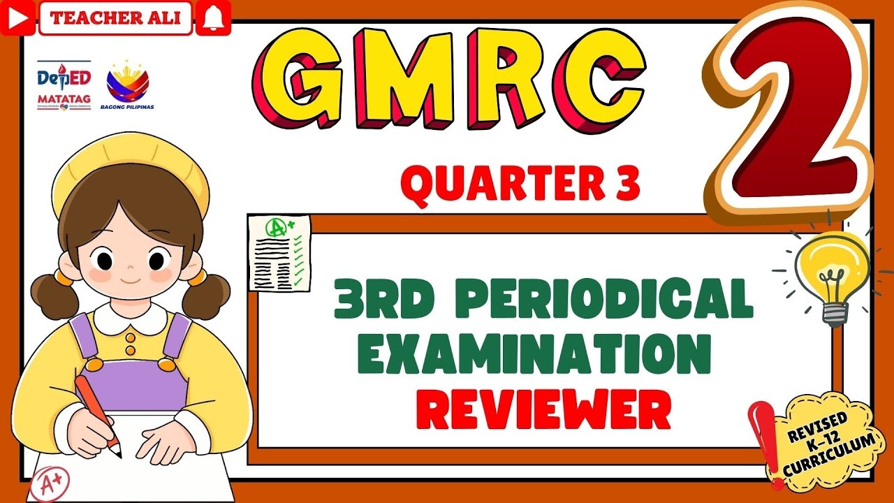 GRADE 2 GMRC 2 Third Periodical Test Reviewer| Quarter 3| Revised K-12 ...