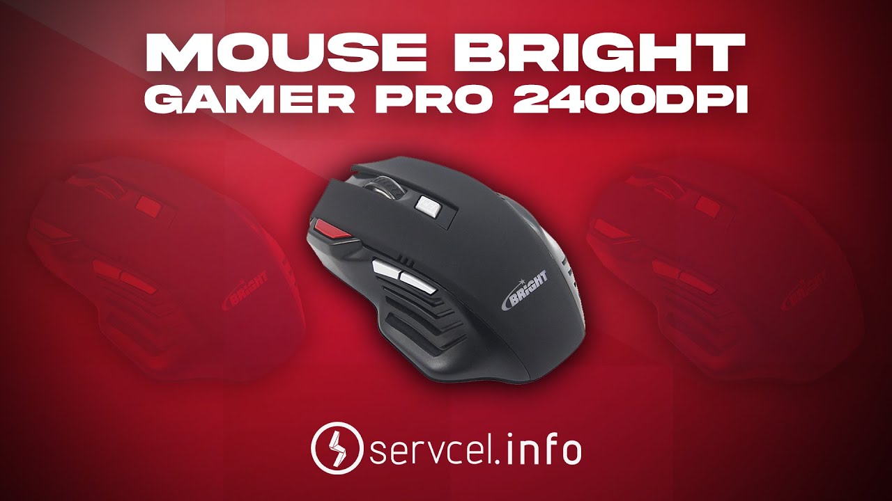 UNBOXING E REVIEW | MOUSE BRIGHT GAMER PRO - YouTube