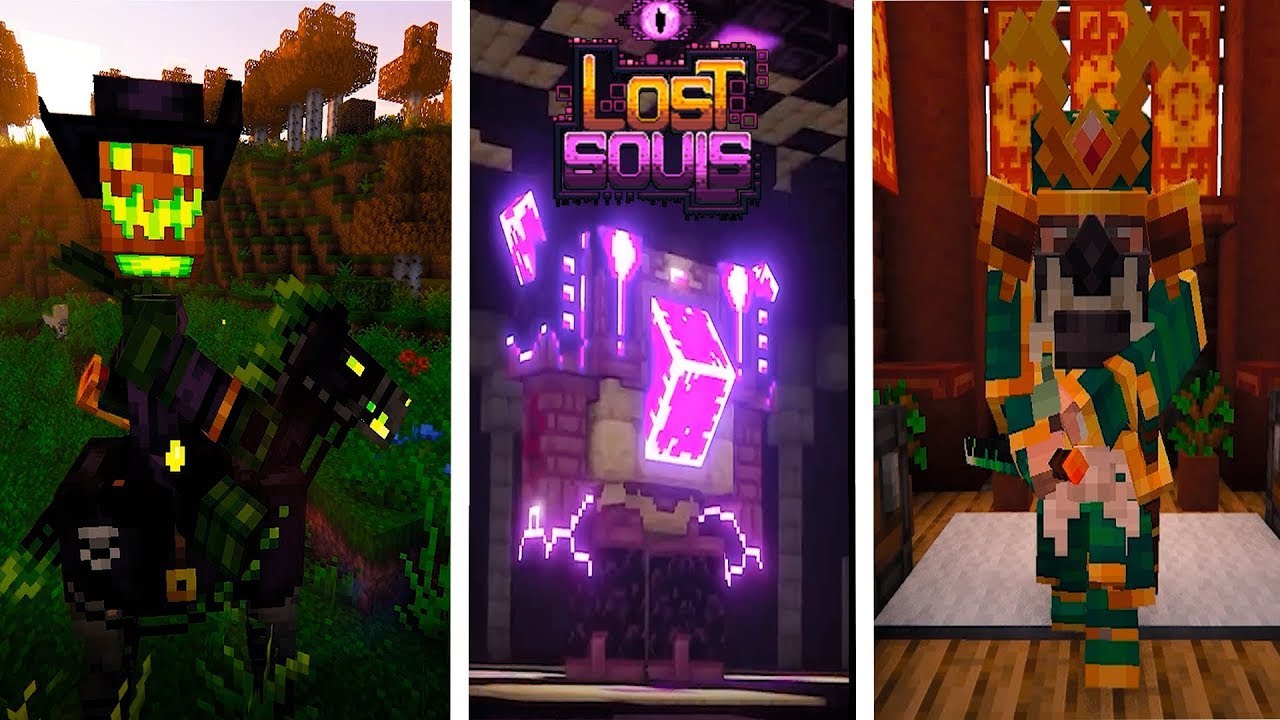 LOST SOULS ЛУЧШАЯ ФЕНТЕЗИ СБОРКА ДЛЯ MINECRAFT - YouTube