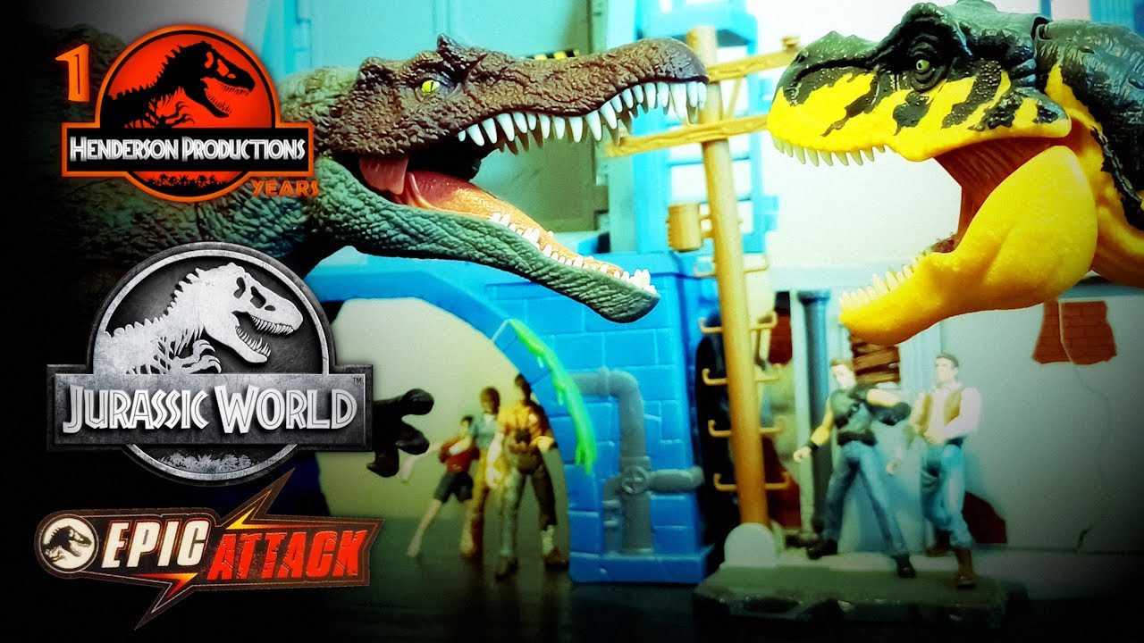 A NEW SPINO STRIKES! Jurassic World: Epic Attack Slash Attackin ...