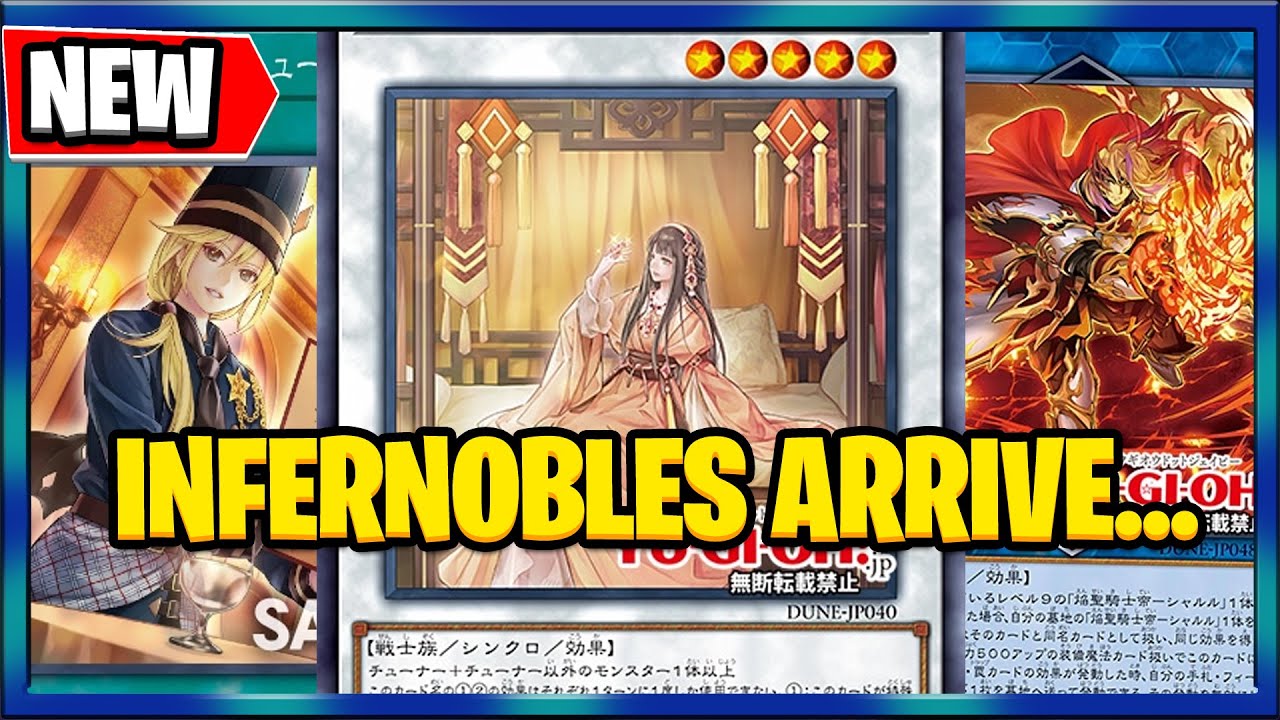New YuGiOh Cards 2023 New InferNoble Knights And Chef Card New Cards ...