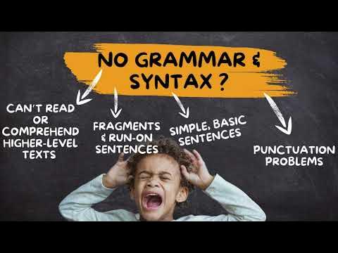 The Importance of Grammar and Syntax- For Kids! - YouTube