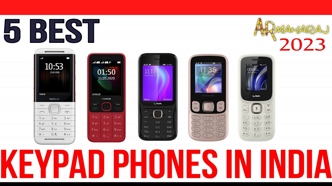 📱 Top 5 Best Keypad Phones in India 2023 with Price | Best Feature ...