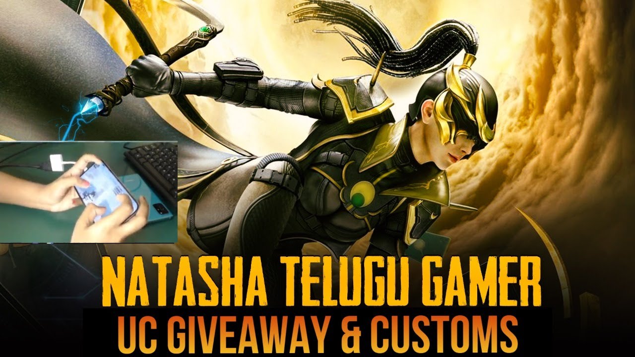 Giveaway at 26K Subs Natasha Telugu Girl Gamer Iphone PUBG Gameplay ...