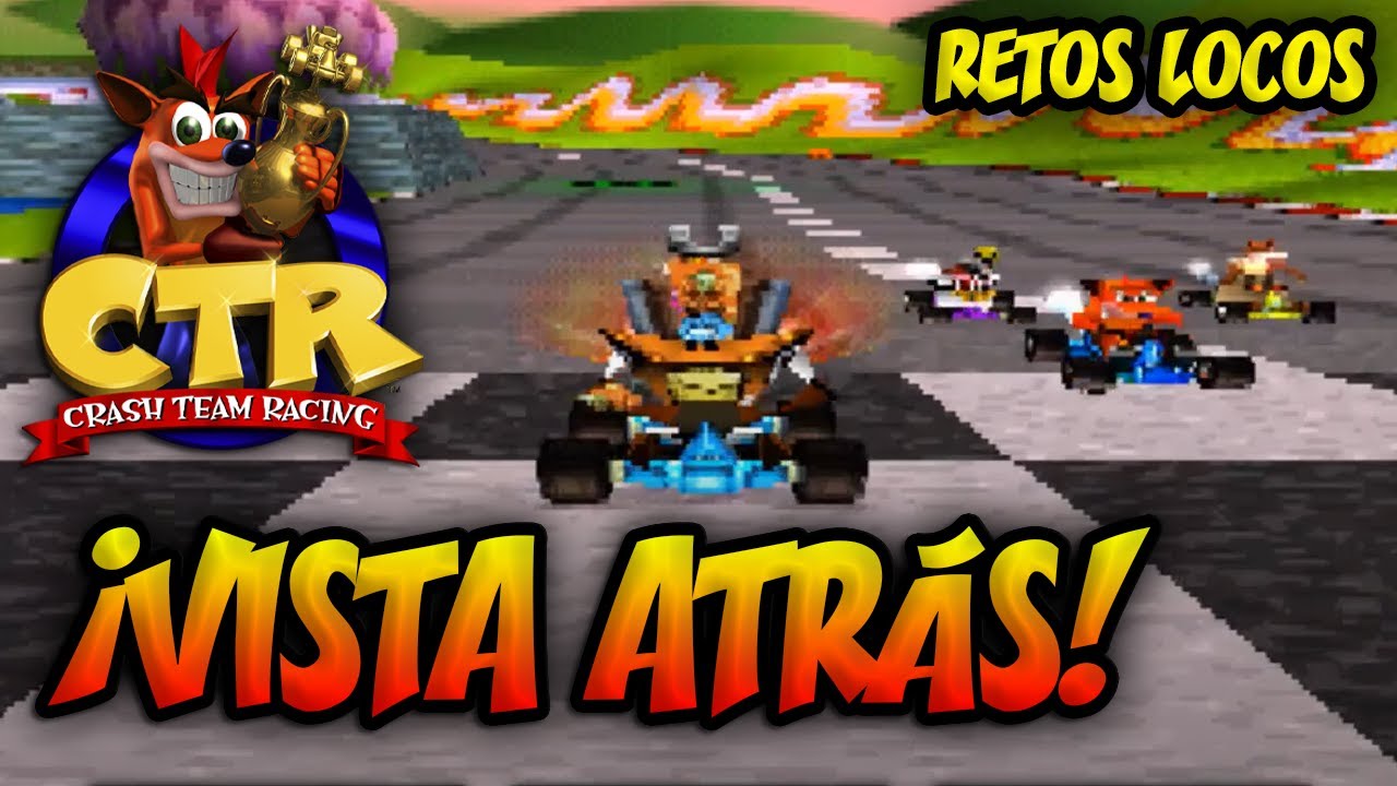 ¿Ganar con la Vista Atrás todo el Tiempo? Retos Locos del Crashito por ...