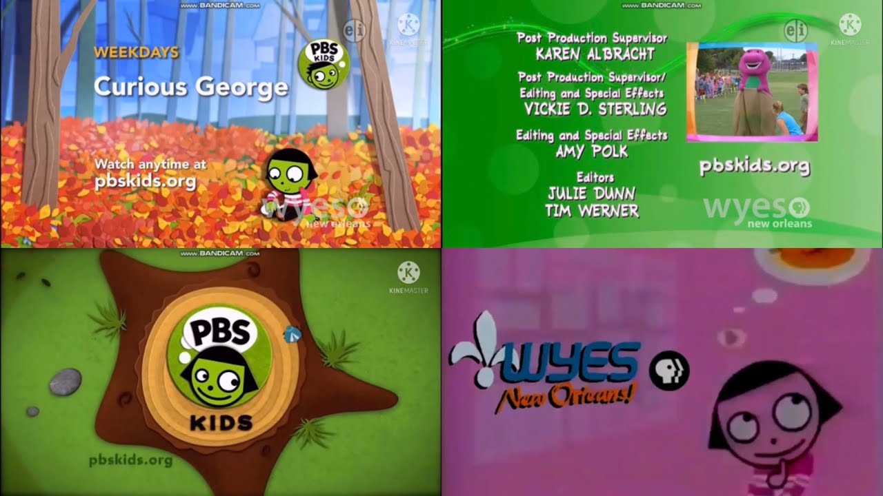 Pbs Kids Barney 일정 PBS Kids Program Breaks/Split Recording