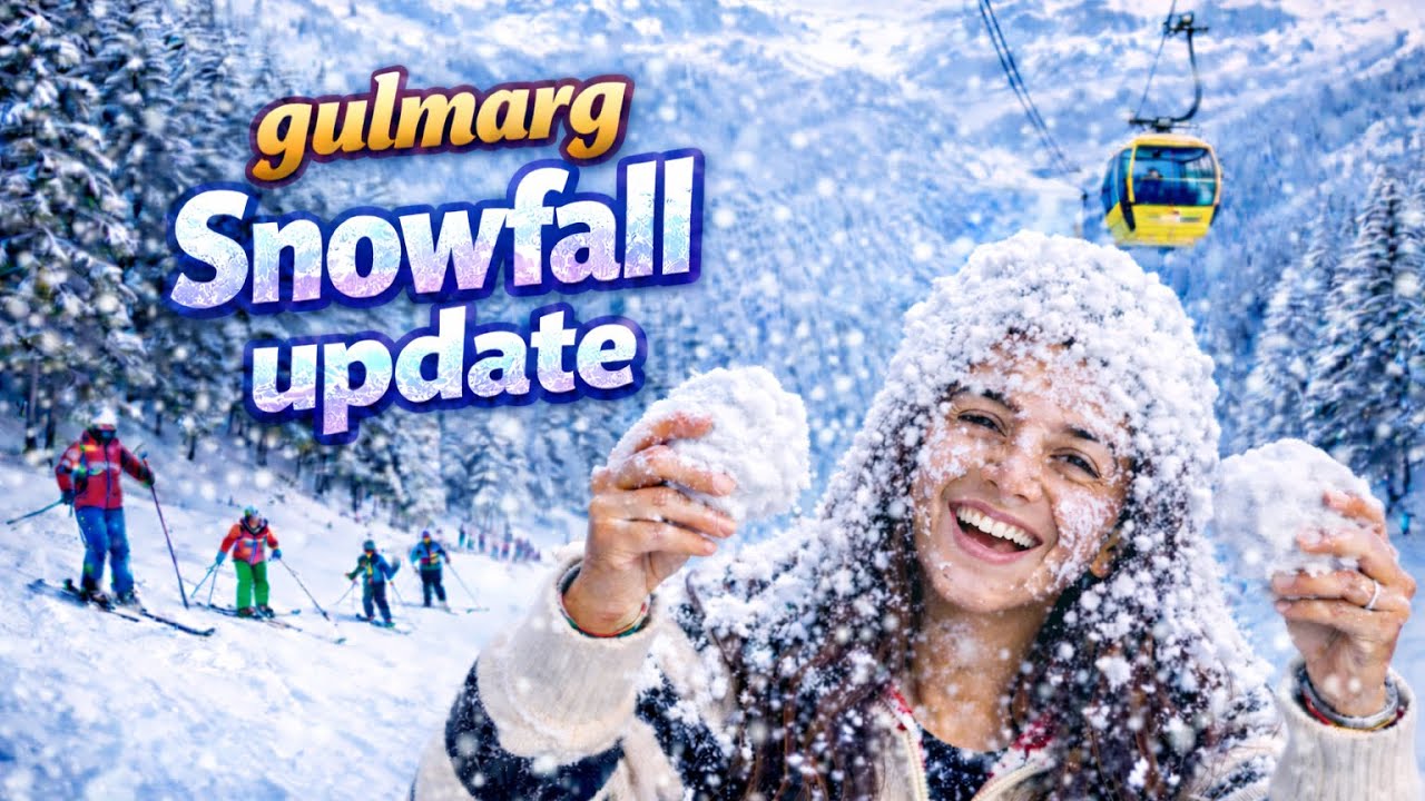 Gulmarg Latest Snowfall Update ️ | Live Weather Condition Today ...