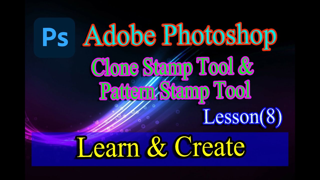 Clone Stamp Tool & Pattern Stamp Tool အသုံးပြုနည်း | Adobe Photoshop ...