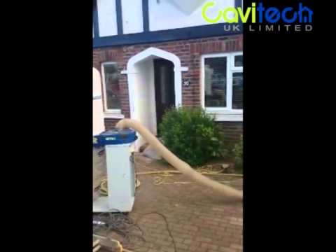 Working On Cavity Wall Extraction | Cavitech UK Limited - YouTube