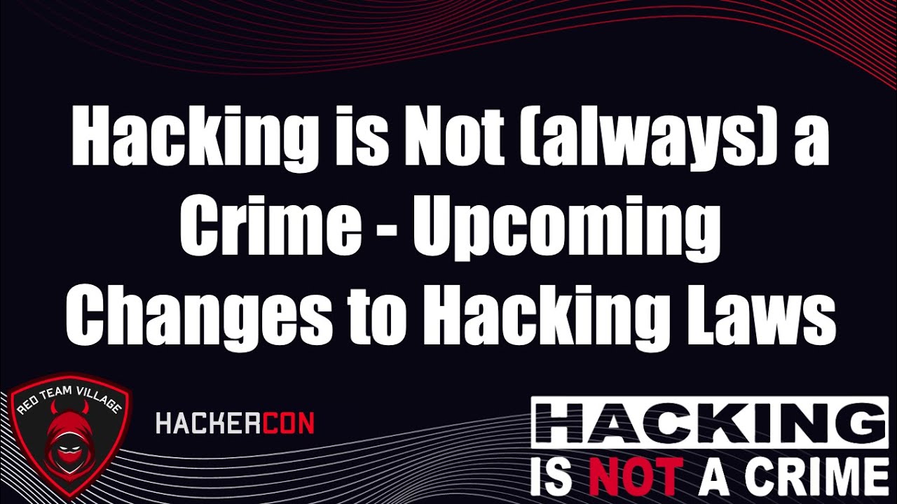 Hacking Is Not A Crime