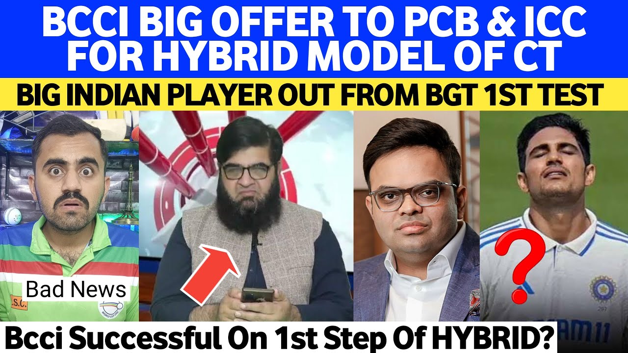 BREAKING! Bcci BIG Offer To Pcb & Icc For Hybrid Model | More Troubles ...