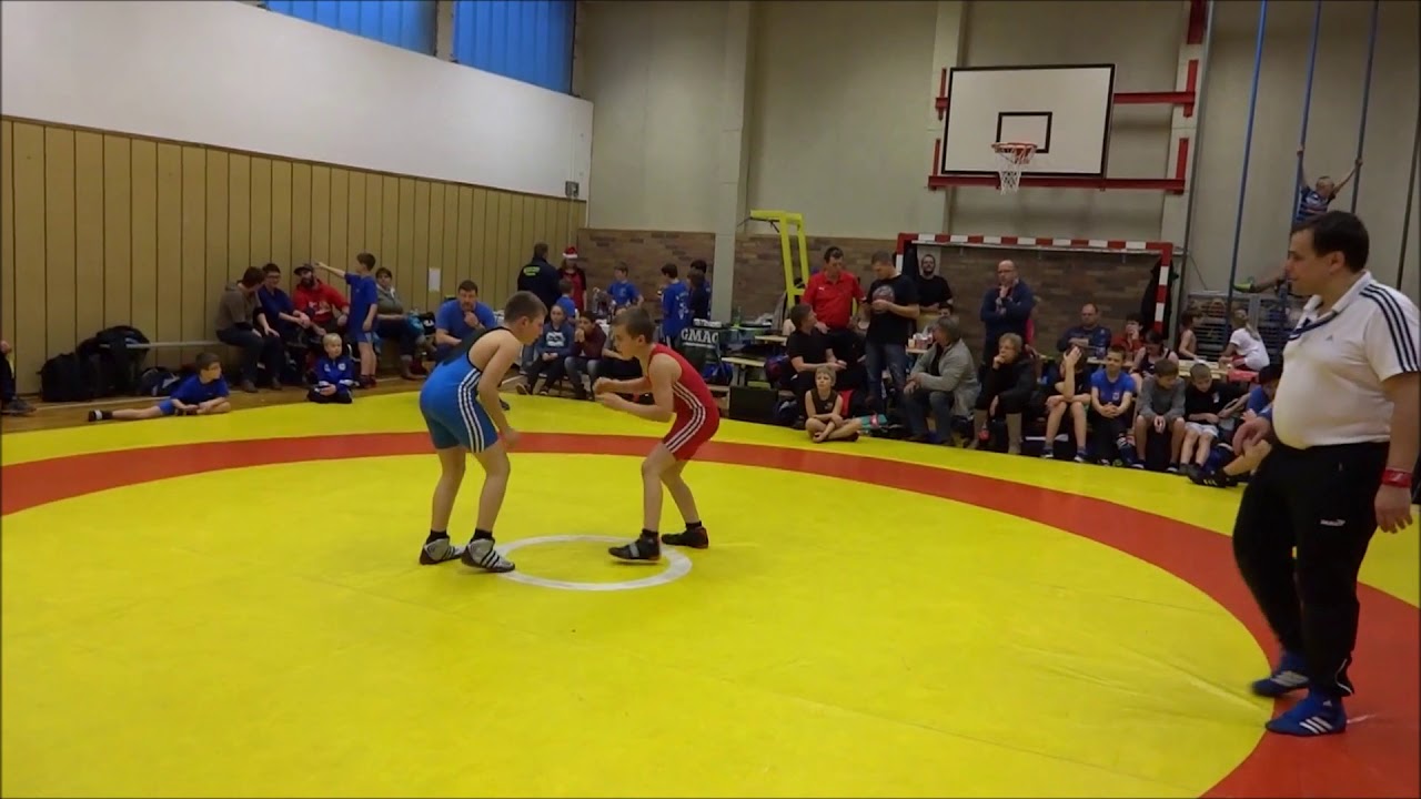 Ringen, youth wrestling Tewellis - Fritzsche - YouTube