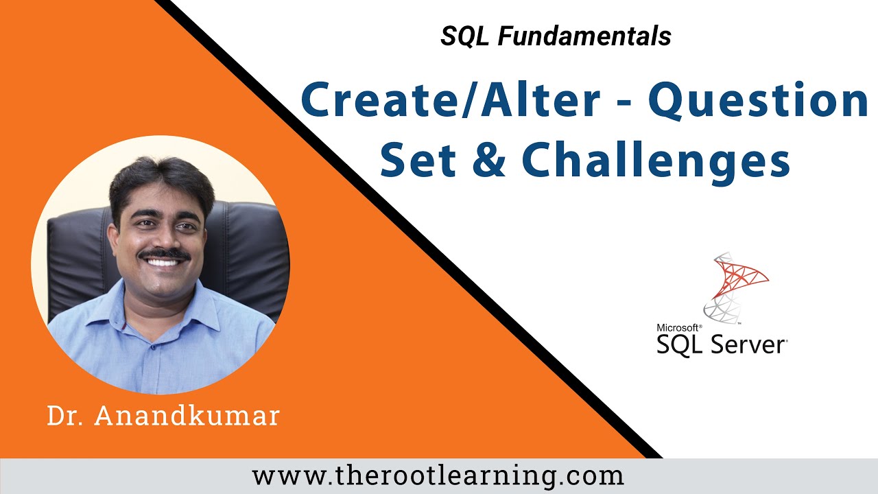 Tamil 07 Create Or Alter Ddl Question Set And Challenges Youtube